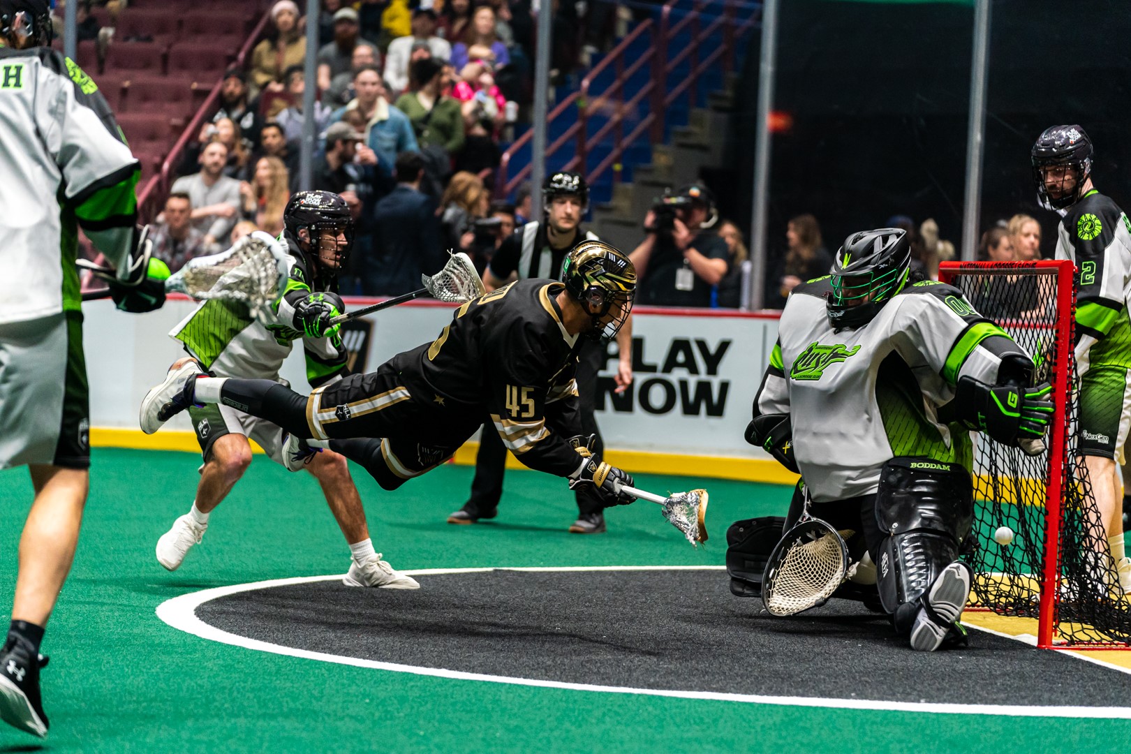 Rush pin the Warriors on Wrestling Night - Vancouver Warriors