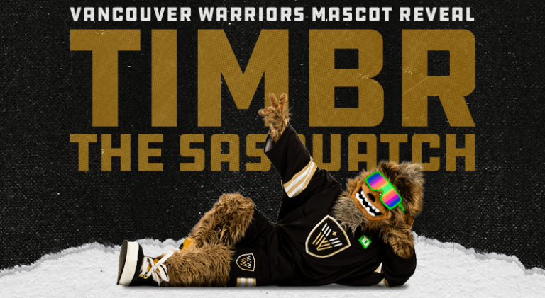 Vancouver Warriors Reveal "Timbr the Sasquatch" as New Team Mascot ...